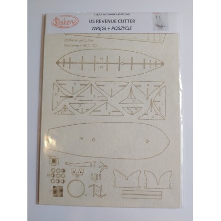 US Revenue Cutter - laser cut parts